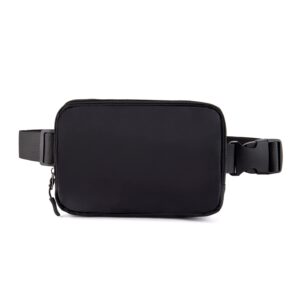 Belt bag Fanny pack crossbody bags for women Everywhere belt bag (black)