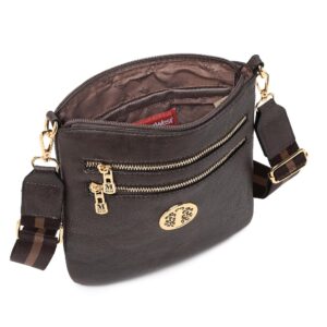 Montana West Crossbody Bag with Wide Guitar Strap Small Cross Body Bag Purses Shoulder Handbag for Women MWC-042ACF