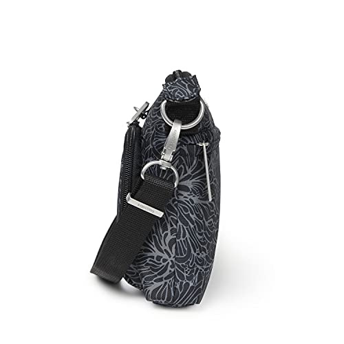 Baggallini womens Securtex® Anti-theft Memento Crossbody Bag Cross Body, Midnight Blossom, One Size US