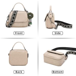 Love Deliver Crossbody Bags for Women Small Leather Purses for Ladies Shoulder Bag with Detachable Straps