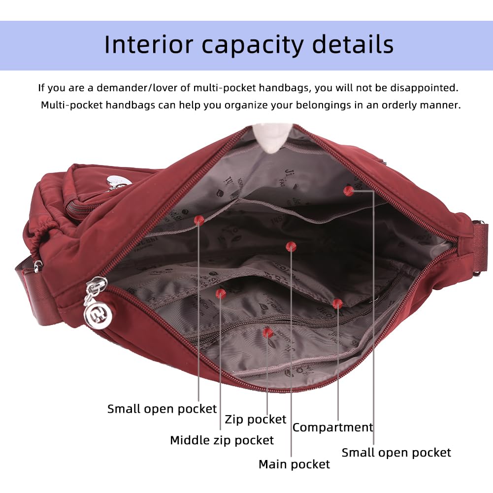 MINTEGRA Women Shoulder Handbag Roomy Multiple Pockets Bag Ladies Crossbody Purse Fashion Tote Top Handle Satchel