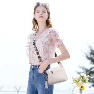 KL928 Small Crossbody Bags for Women, Soft FAUX Leather Cell Phone Purse，Adjustable Strap Shoulder Handbags Wallet Purse