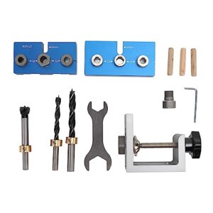 woodworking hole locator, drill jig joinery kit, 3 in 1 eccentric hole drilling positioner aluminium woodworkers guide, jig accessories