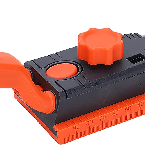 MISNODE Woodworking Hole Positioner Plastic Drilling Hole Locator Drill Guide Dowel Jig Kit Oblique Inclined Hole Positioner Drill Jig Joinery Kit for Woodworking DIY