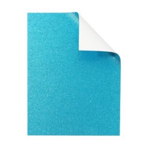 Bright Creations Blue Glitter Cardstock Paper for DIY Projects, Arts and Crafts (11 x 8.5 In, 24 Pack)