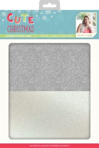 sara signature collection sara signature-cute christmas-luxury card glitter cardstock, 1 x 21.9 x 31.9 cm, mixed