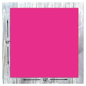 Hamilco Colored Scrapbook Cardstock Paper 12x12 Card Stock Paper 65 lb Cover 25 Pack (Fuchsia Pink)