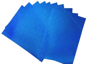 longshine-us 10 sheets 8" x 12" 250 gms colorful checkered blue soft touch cardstock premium card sparkling assorted mixed colors craft glitter cardstock cardmaker diy gift