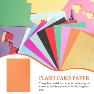 EXCEART 10 Sheets Diy Material Diy Supplies Card A4 Paper Flash