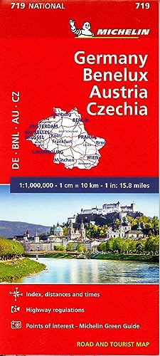 Michelin Germany Austria Benelux Czech Republic Map 719 (Maps/Country (Michelin))