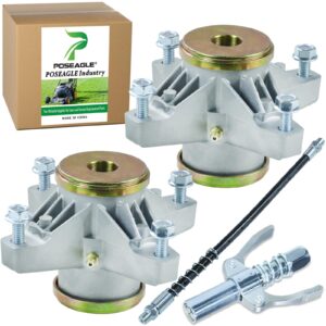 poseagle 2 pack 918-04426 spindle assembly kit with 748-3065a deck spindle spacer replaces 618-3129a 618-3129c 918-3129a 918-3129c 618-04426 618-04394 918-04394 618-0677 719-3118a 618-3129 918-3129