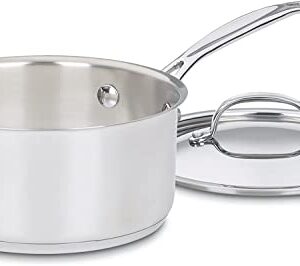 Cuisinart 719-18 Chef's Classic Stainless 2-Quart Saucepan with Cover