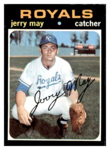 1971 topps #719 jerry may royals nr-mt 478468 kit young cards