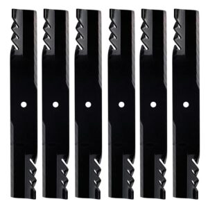 396-719 54" deck gator blades 6-pack for replacement for john deere m143520 eztrak z425