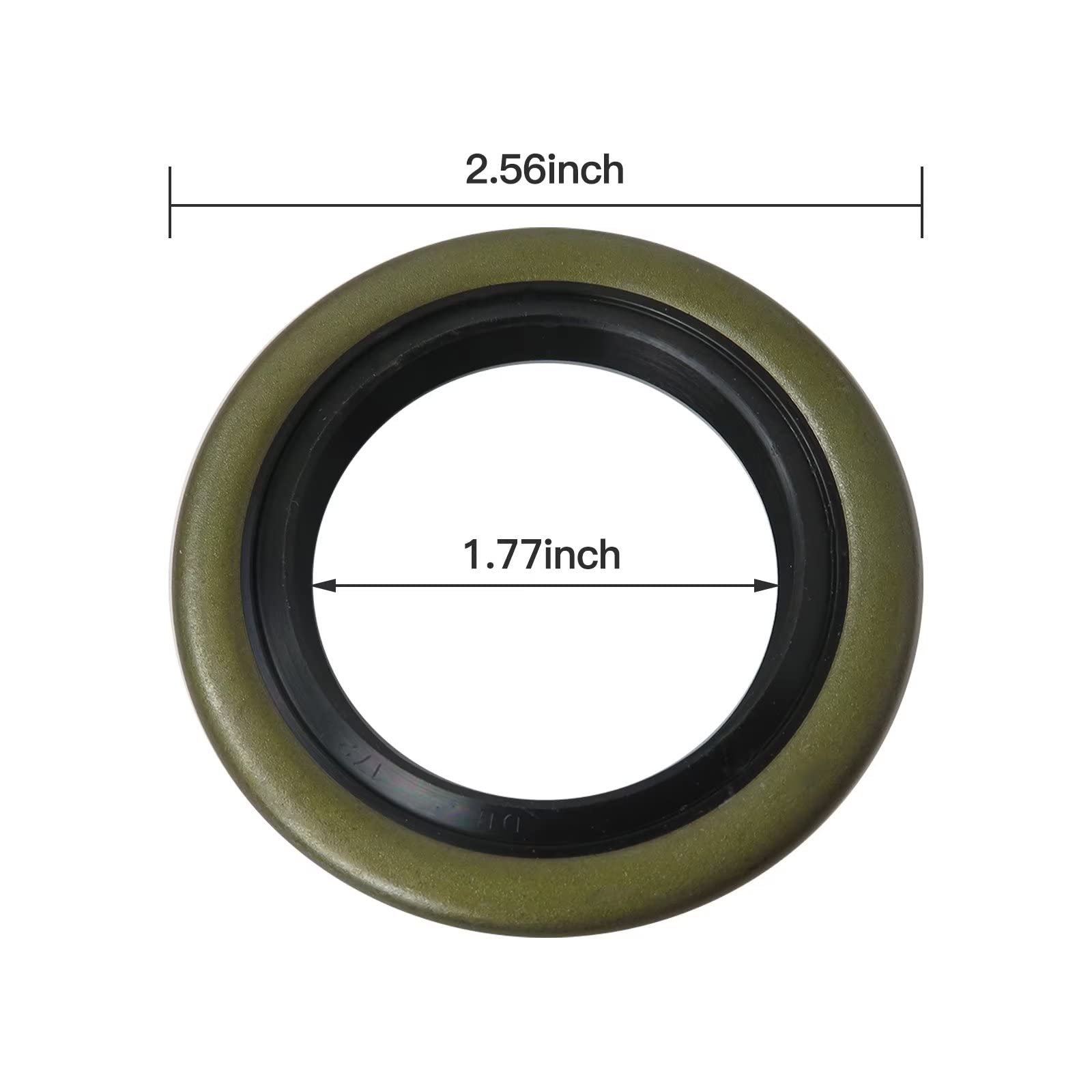 Xspeedonline Pack of 4 Trailer Axle Hub Wheel Grease Seals Fit for Most 3500 lb. Trailer Alxes 171255TB 3500# E-Z Lube Axle 1.719'' X 2.565'' 10-19