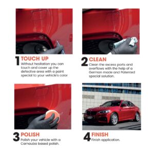 Color N Drive for Volvo Automotive Touch Up Paint - 719 - Lumionous Sand Met - Paint Scratch Repair, Exact Match - Basic