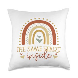 studio 719 designs same heart history month black lives matter juneteenth throw pillow, 18x18, multicolor