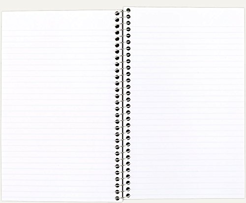 Mead Spiral Bound Notebook White, 3 Subject, College Rule, 6 x 9-1/2, Sold as 6 Pack (06900)