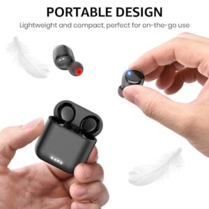 TOZO T6 (Ergonomic Edition) Wireless Earbuds Bluetooth 5.3 Headphones, Ergonomic Design in-Ear Headset, 50Hrs Playtime with Wireless Charging Case, APP EQ Customisable, IPX8 Waterproof, 2024 Version