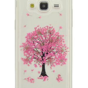 4-Ok Flower Cover Case for Samsung Galaxy J3