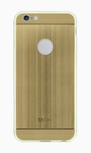 4-ok metal case for apple iphone 6/6s - gold