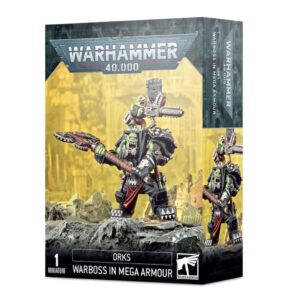 games workshop - warhammer 40,000 - orks: ork warboss in mega armour