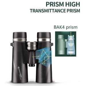 Bird Watching 10x40 Binoculars Prism BAK4 FMC Lens HD Professional Waterproof Binoculars for Bird Watching Hiking Traveling Hunting Telescope