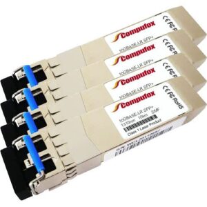 compufox fg-tran-sfp+lr 10gb compatible transceiver (smf, 1310nm, 10km, lc) for fortinet fmc-xg2 ips module (fmc-xg2). 4 pack.