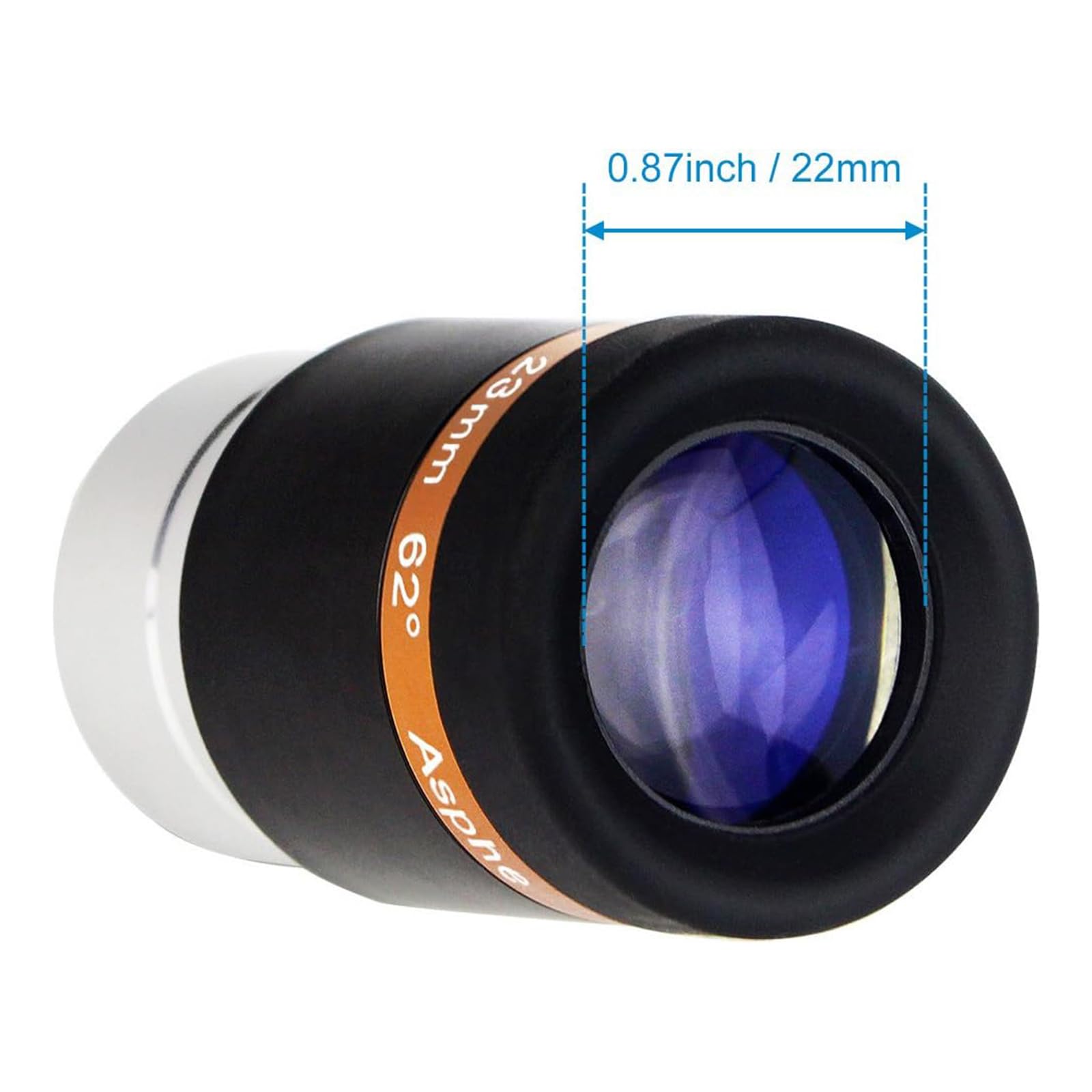 Eyepiece FMC 1.25" 62° Wide Angles 4mm/10mm/23mm For Astronomical AsphericLens Astronomical Eyepiece