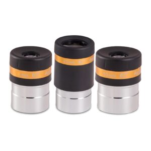 Eyepiece FMC 1.25" 62° Wide Angles 4mm/10mm/23mm For Astronomical AsphericLens Astronomical Eyepiece