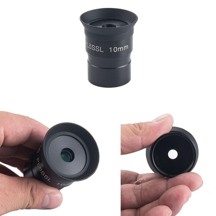 SKYOPTIKST Telescope Eyepiece 1.25 inch Plossl Eyepiece 10mm Eyepiece HD FMC Fully Multi-Layer Coated Lens