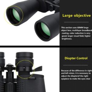 380x100 high Performance Binoculars with Clear and Durable BAK-4 Prism FMC Lens for Bird Watching, Travel, Hunting, Bird Watching Concerts