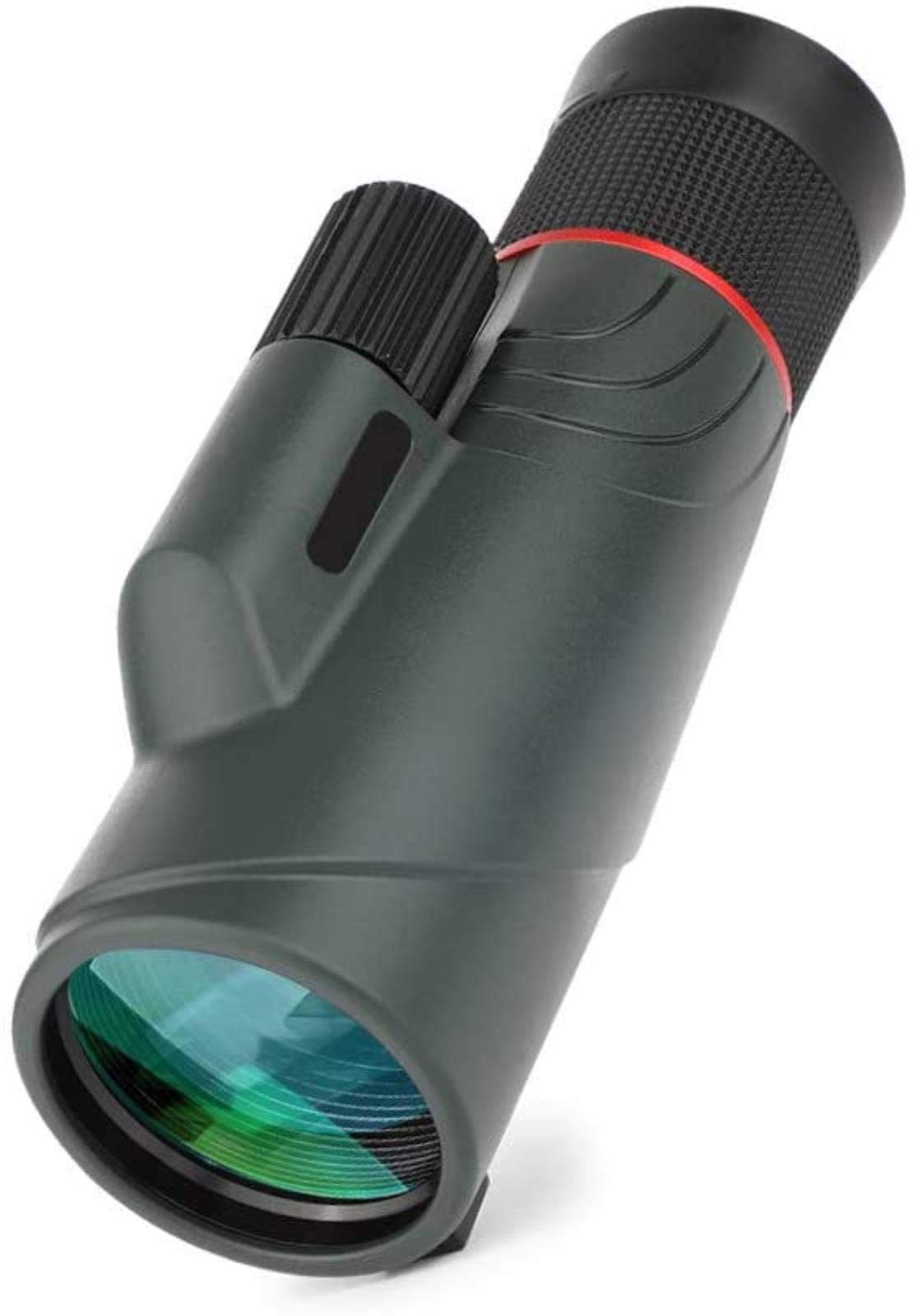 ROLTIN 10-20x50 High Power Zoom Monocular Compact IPX7 Waterproof BAK4 Prism FMC Lens Monocular for Adult Bird Watching, Outdoor Hunting, Travel, Sightseeing Adults