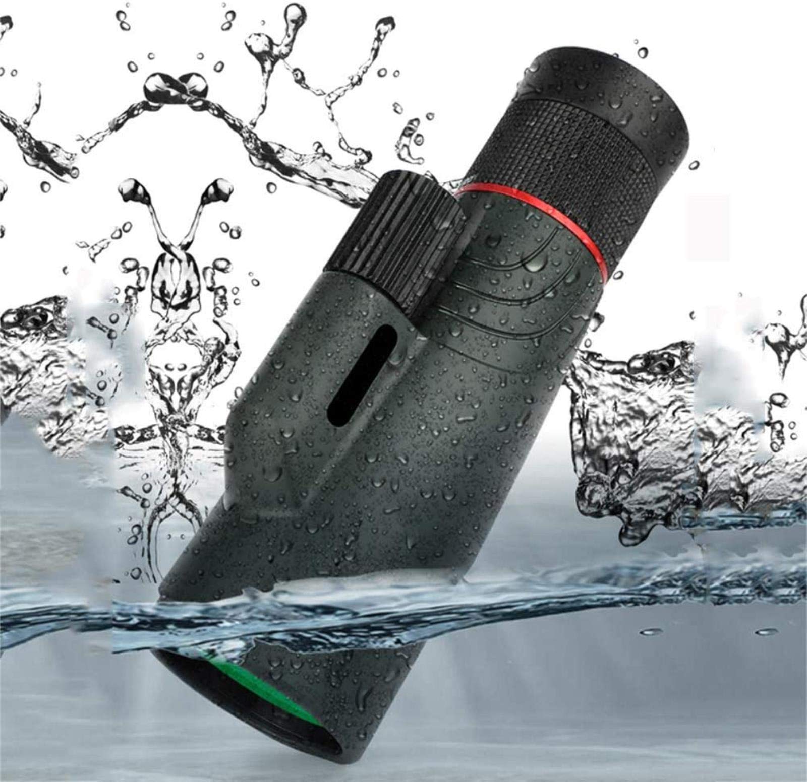 ROLTIN 10-20x50 High Power Zoom Monocular Compact IPX7 Waterproof BAK4 Prism FMC Lens Monocular for Adult Bird Watching, Outdoor Hunting, Travel, Sightseeing Adults