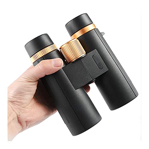 Binoculars 8x42 high-Power high-Definition Compact Birdwatching Hiking Life Waterproof BAK4 Prism FMC Lens Binoculars Low-Light Night Vision(White)