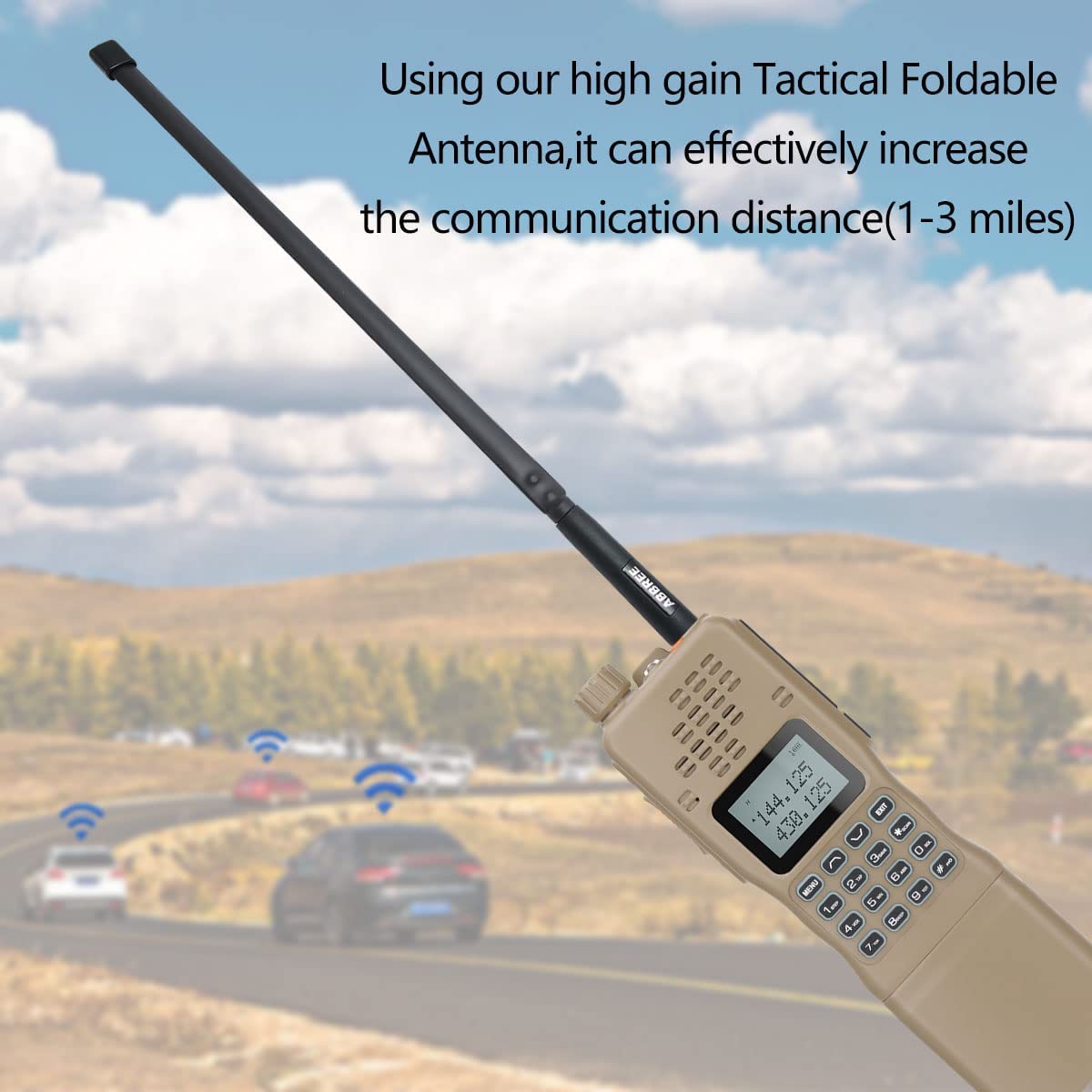 Baofeng AR-152 10W Ham Radio Powerful Handheld Tactical Two Way Radio with 12000mAh Battery and baofeng accessories Full Kit