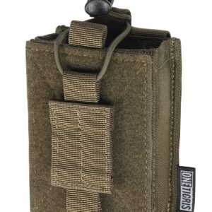 OneTigris Radio Holster for BaoFeng UV-5R BF-F8HP Nylon MOLLE Pouch for Walkie Talkie