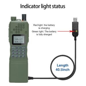 Baofeng AR-152 Military Grade 10 watt Ham Walkie Talkies for adults,long range rechargeable tactical radio with Green Speaker Mic and Tactical antenna full baofeng accessories