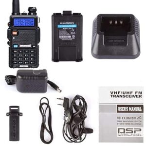 6 Pack Nicama Baofeng UV-5R Dual Band Two Way Radio, 144-148/420-450Mhz Walkie Talkie with 1800mAh Li-ion Battery