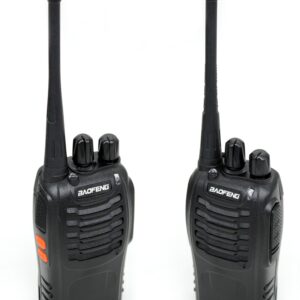 BAOFENG BF-888S Walkie Talkies Rechargeable Handheld Two Way Radios with Security headphones (Pack of 20)