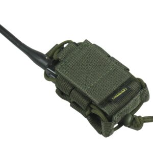 M.O.L.L.E pouch bag Radio Phone GPS tactical molle (Olive OD Green)