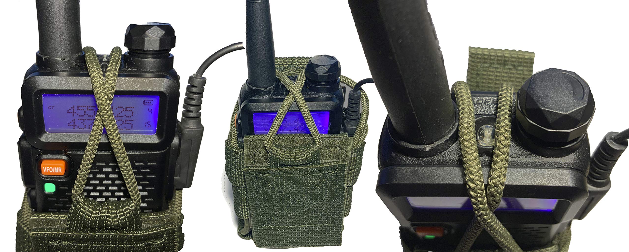 M.O.L.L.E pouch bag Radio Phone GPS tactical molle (Olive OD Green)