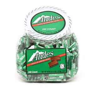 andes crème de menthe individually wrapped, thin mints, 240 count