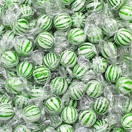 Spearmint Jumbo Mints - 2 Pound Bag - Bulk Jumbo Mint Mints - Individually Wrapped Candies