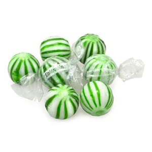 Spearmint Jumbo Mints - 2 Pound Bag - Bulk Jumbo Mint Mints - Individually Wrapped Candies