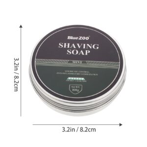 FOMIYES Beard Shaving Cream Organic Shaving Natural Shaving Cream Natural Shave Soap Puck Men s Care Shaving Soap Travel Shave Cream Shaving Soap for Men Man Paste Original Perfume