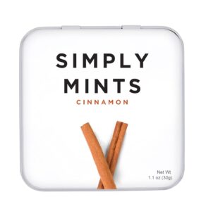 simply gum breath mints (cinnamon, 1.1 ounce (pack of 6))