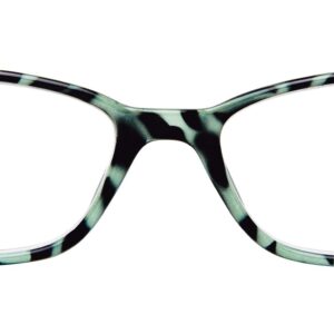 Scojo New York Gels Manhattan Reading Glasses, Handmade Scratch Resistant Readers for Women and Men, Mint Licorice - 3.00x