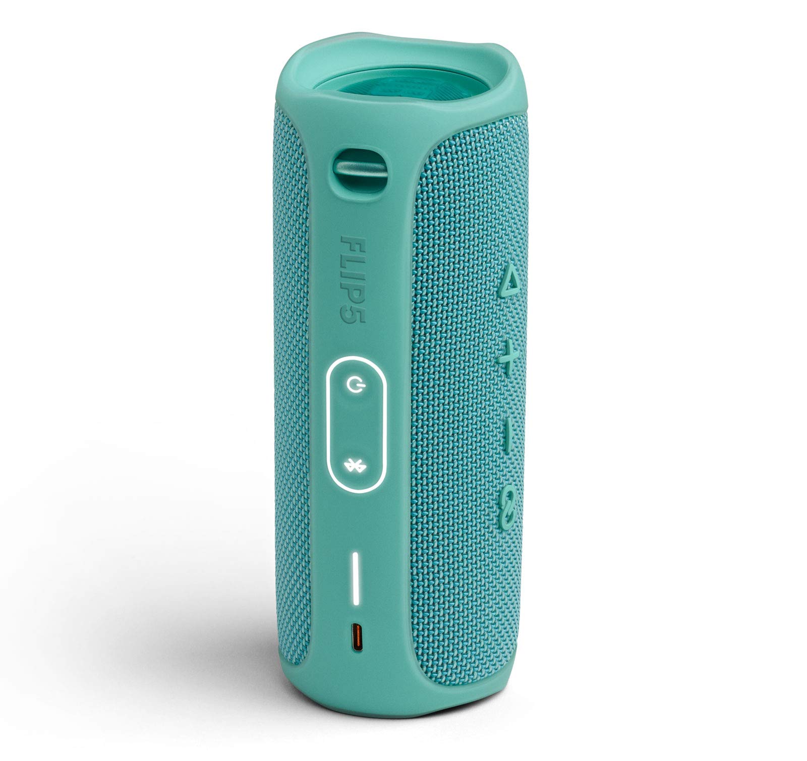 JBL Flip 5 Waterproof Portable Wireless Bluetooth Speaker Bundle with divvi! Protective Hardshell Case - Teal