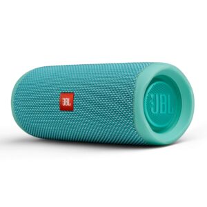 JBL Flip 5 Waterproof Portable Wireless Bluetooth Speaker Bundle with divvi! Protective Hardshell Case - Teal